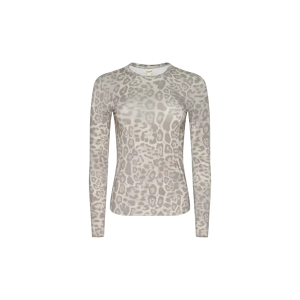 L'Agence Tess Printed Long Sleeve T-shirt