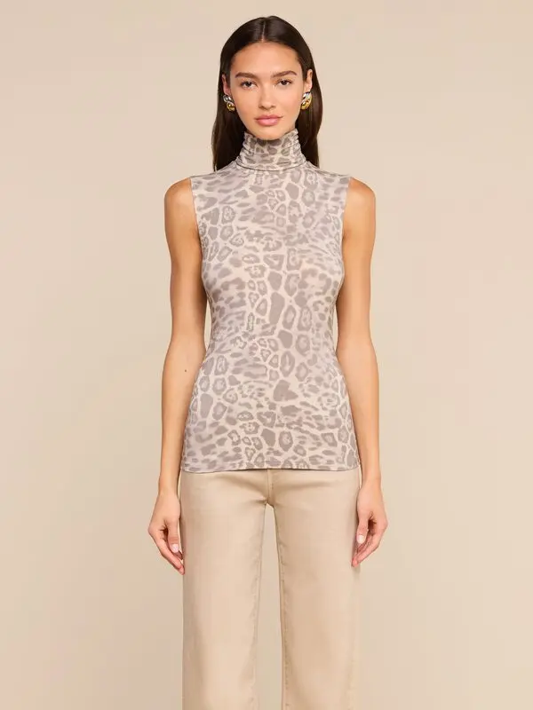 L'Agence Ceci Sleeveless Turtleneck