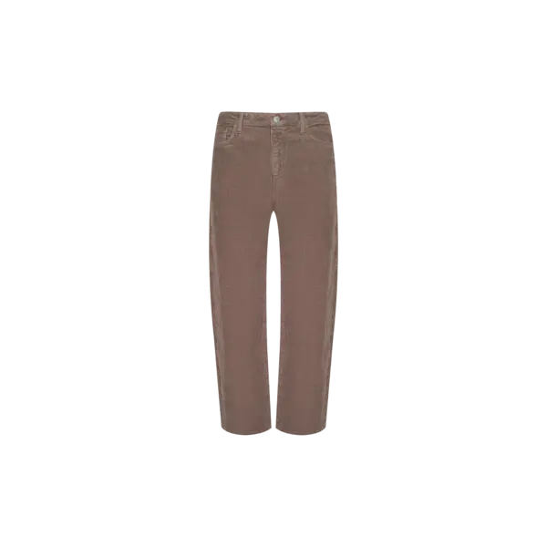 L'Agence Mallis Corduroy Bow-leg Pants - Cardamom