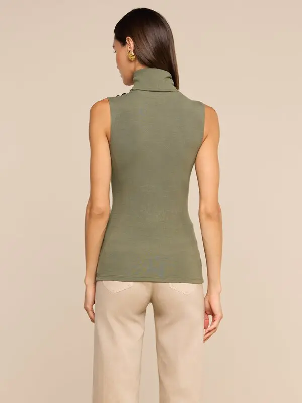 L'Agence Ceci Sleeveless Turtleneck