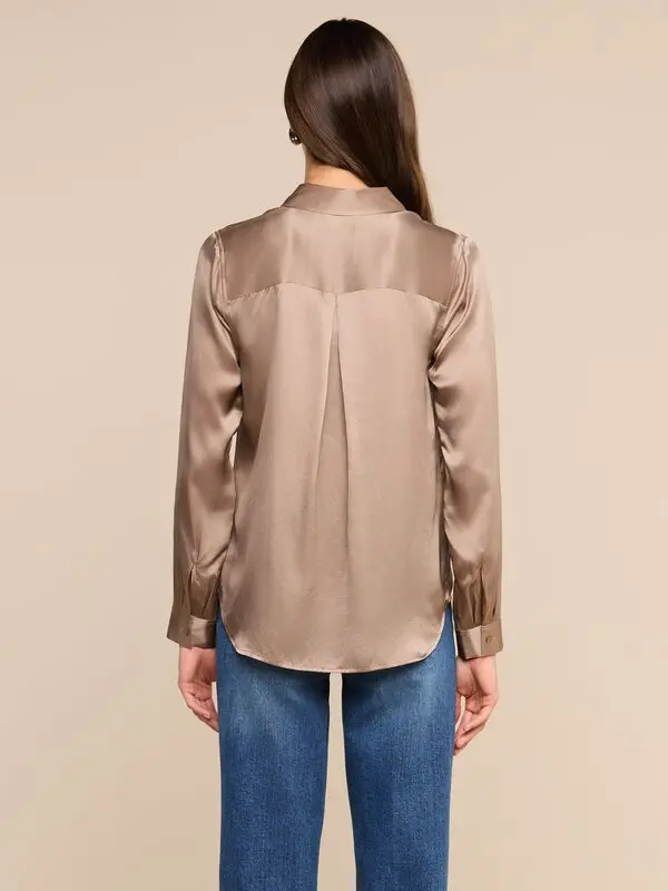 L'Agence Tyler Silk Blouse Top