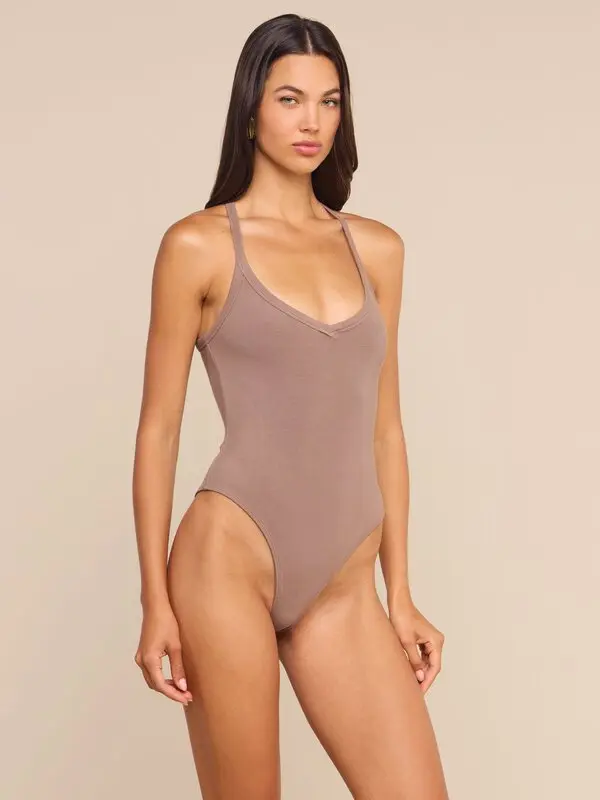 L'Agence Wrenna Racerback Bodysuit