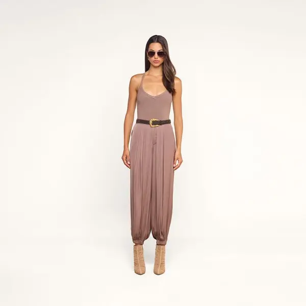 L'Agence Wrenna Racerback Bodysuit - Cardamom