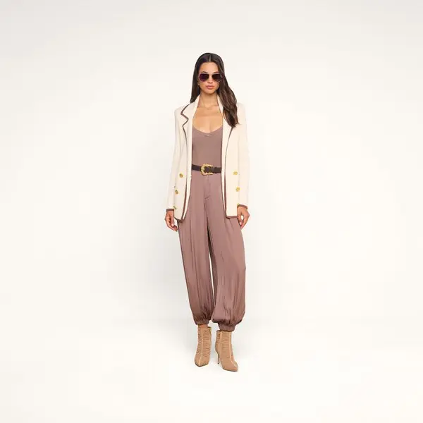 L'Agence Wrenna Racerback Bodysuit - Cardamom