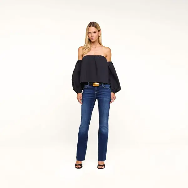 L'AGENCE Sarai Off-the-shoulder Top - Black