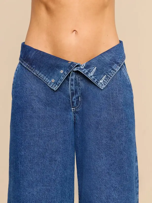 L'Agence Sonja Corset Jean Wide Leg