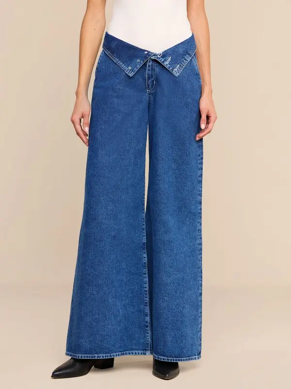 L'Agence Sonja Corset Jean Wide Leg