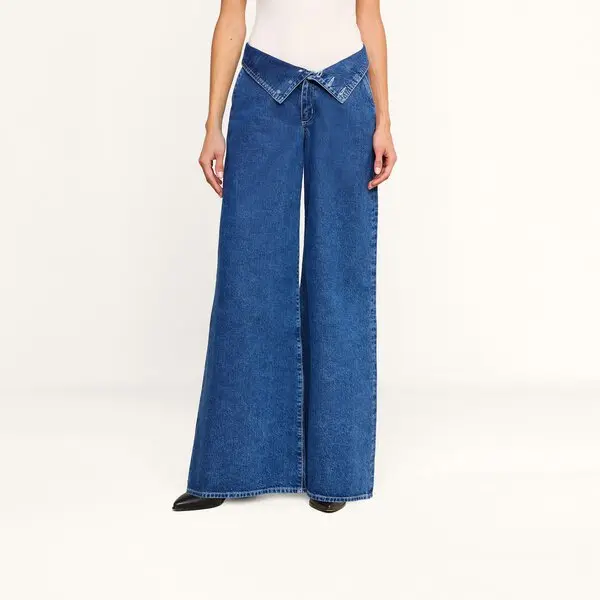 L'AGENCE Sonja Corset Jean Wide Leg