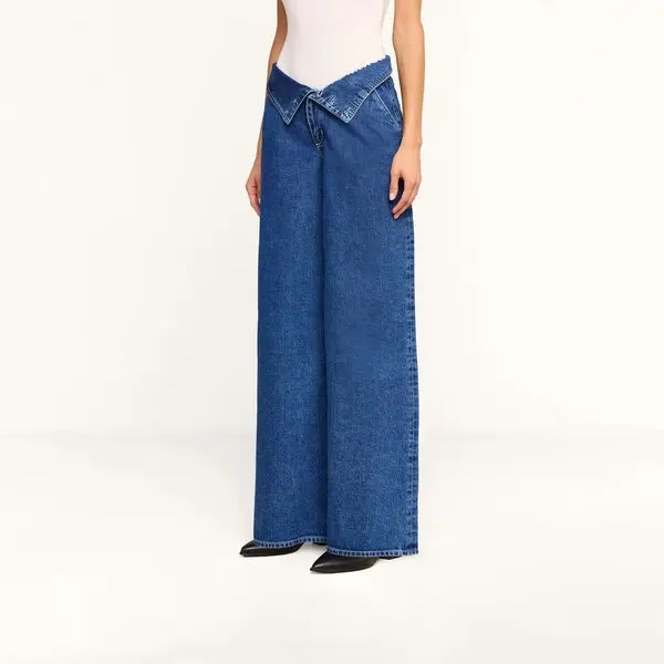 L'AGENCE Sonja Corset Jean Wide Leg