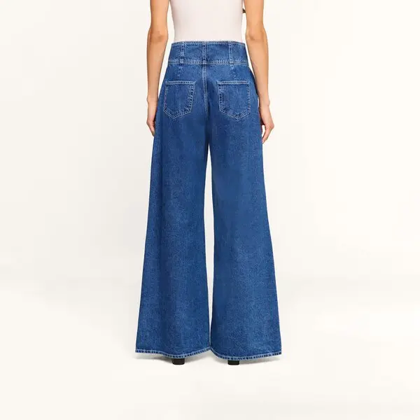 L'AGENCE Sonja Corset Jean Wide Leg