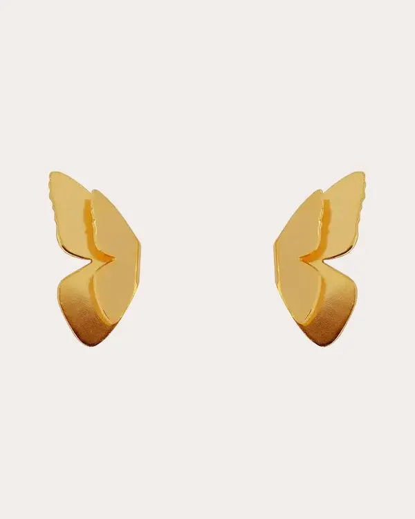 LINA HERNÁNDEZ Alma Butterfly Wing Stud Earrings