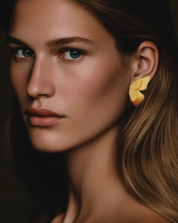 LINA HERNÁNDEZ Alma Butterfly Wing Stud Earrings