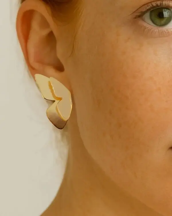 LINA HERNÁNDEZ Alma Butterfly Wing Stud Earrings