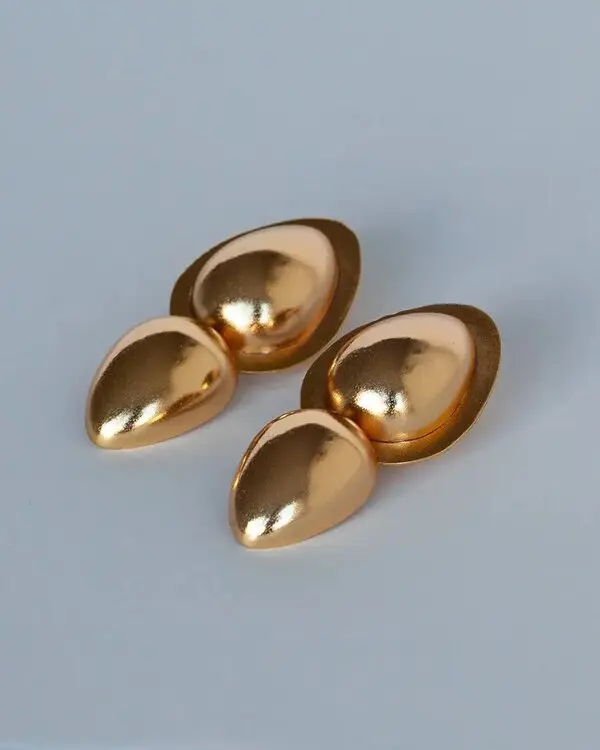 LINA HERNÁNDEZ Cosmic Egg Large Drop Earrings