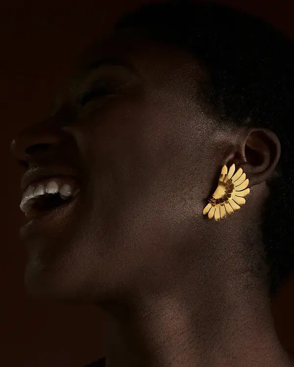 LINA HERNÁNDEZ Wings Of Abundance Stud Earrings