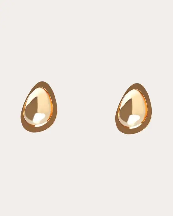 LINA HERNÁNDEZ Gala Egg Small Stud Earrings