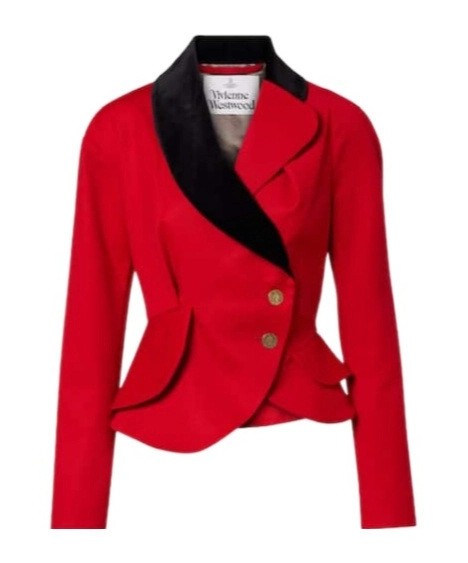VIVIENNE WESTWOOD Asymmetrical Virgin Wool Jacket