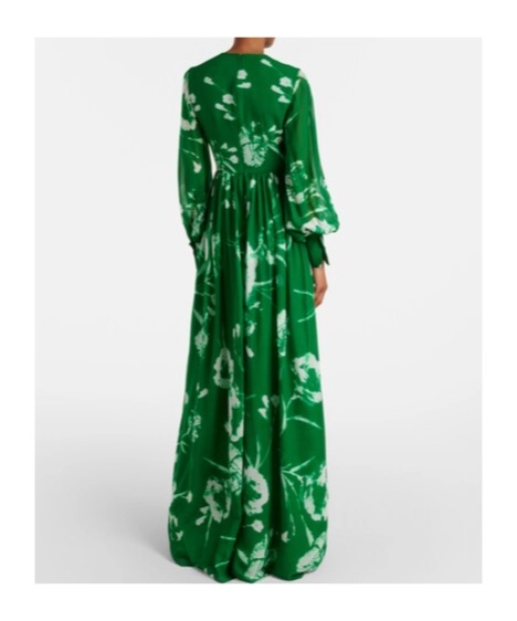 Erdem Floral Silk Voile Maxi Gown
