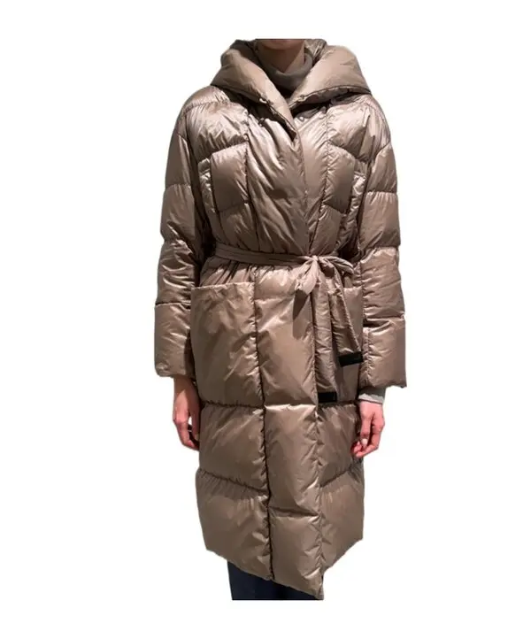 Max Mara Long-sleeved Hooded Cotton Jacket