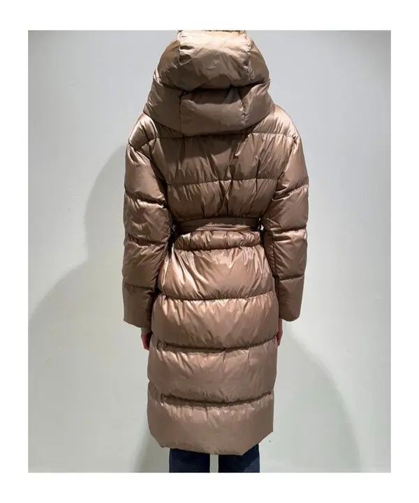 Max Mara Long-sleeved Hooded Cotton Jacket