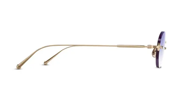 Matsuda Frameless Round Sunglasses