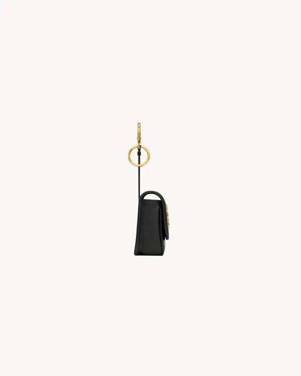 Saint Laurent Niki Charm Pouch In Vintage Leather