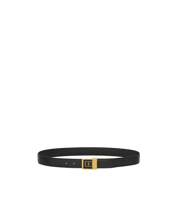 Saint Laurent Square Buckle Belt