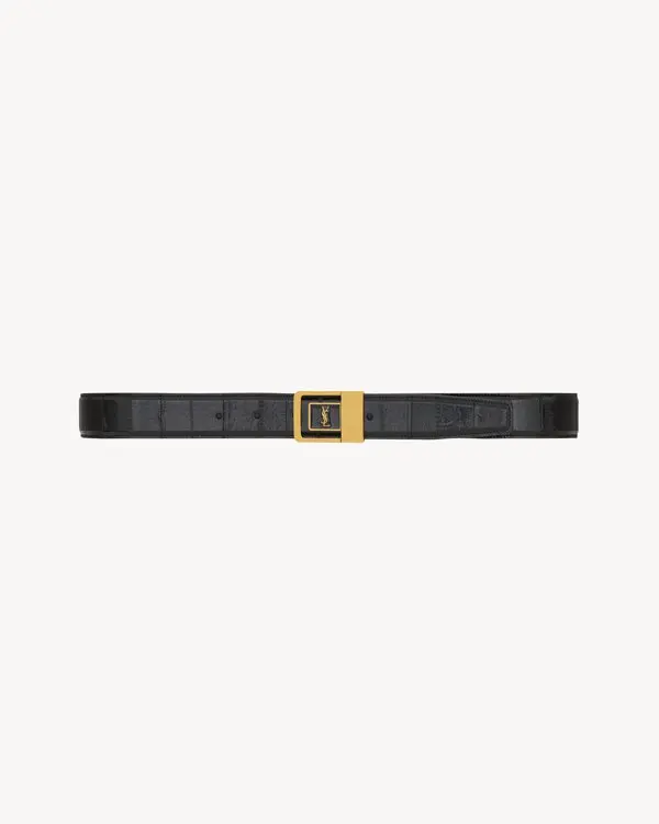 Saint Laurent Square Buckle Belt