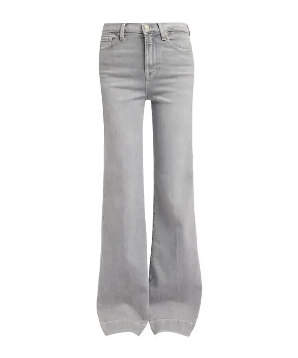 7 For All Mankind Flared-leg Jeans - Grey