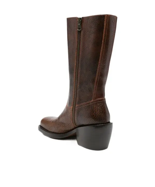 Dries Van Noten Round-toe Short Boots