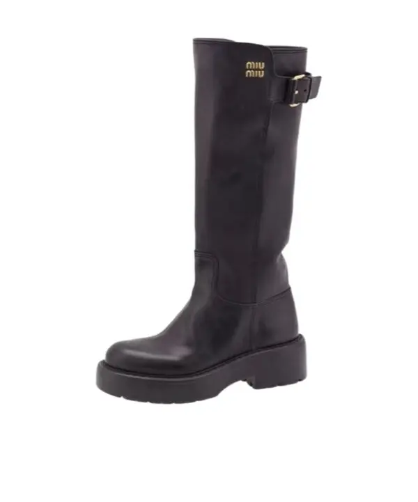 Miu Miu Round-toe Boots
