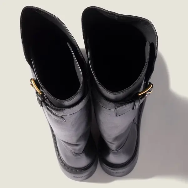 Miu Miu Knee-high Leather Boots
