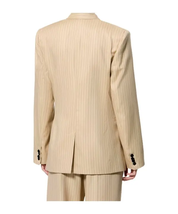 Isabel Marant Étoile Ranya Double-breasted Pinstripe Blazer