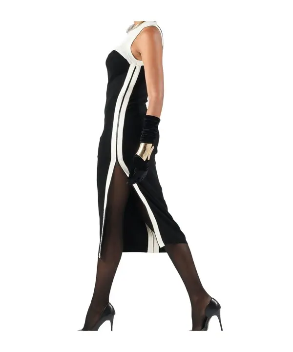 Elisabetta Franchi Sleeveless Dress With Side Slits
