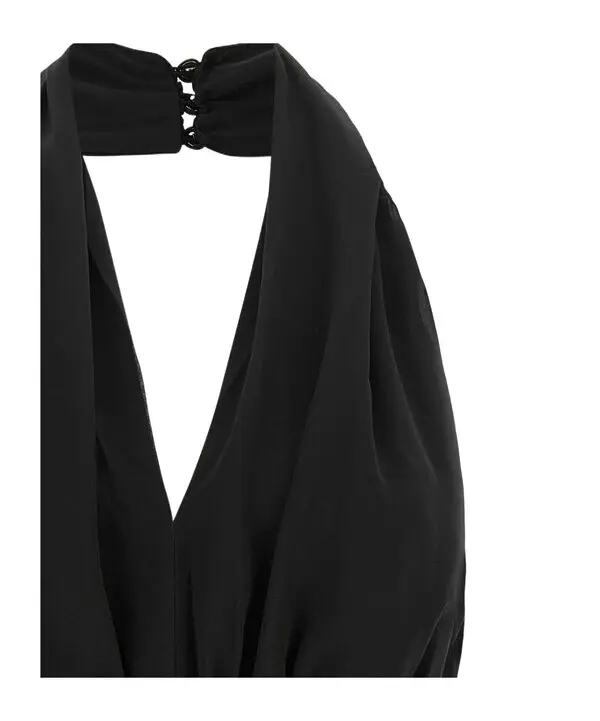 ROTATE BY BIRGER CHRISTENSEN Deep V-neck Dress