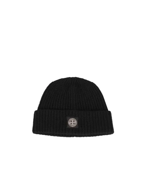 Stone Island Logo-patch Beanie