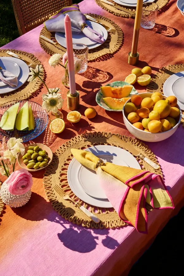 EMILY P. WHEELER Ombre Tablecloth, Dusk