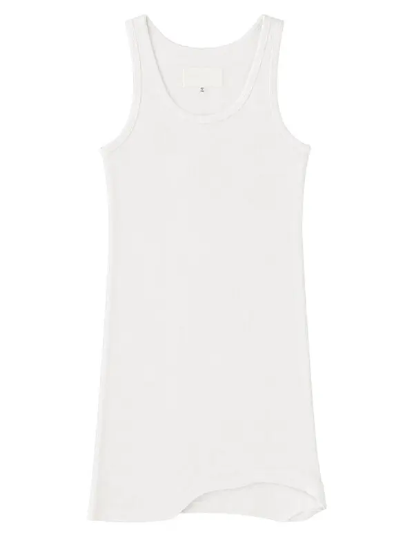 MAISON MARGIELA Sleeveless Tank Mini Dress - White