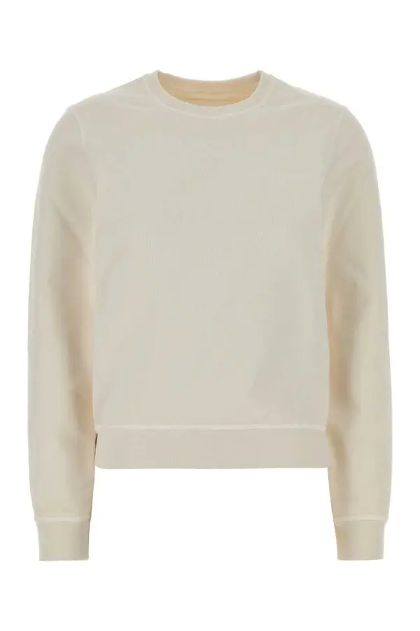 MAISON MARGIELA Cotton Hoodie With Graphic Detail - White