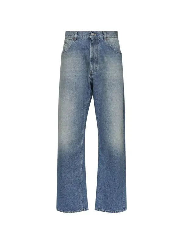 MAISON MARGIELA 5-pocket" Flare Jeans With Knee Slits - Blue