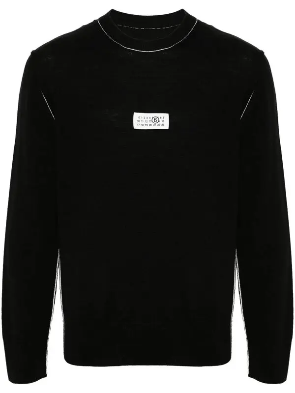 MAISON MARGIELA Crewneck Sweatshirt - Black