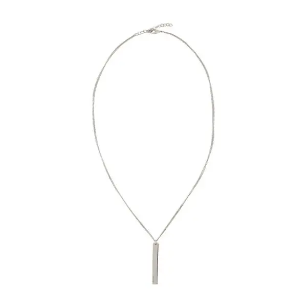 MAISON MARGIELA Polished Finish Bar Necklace