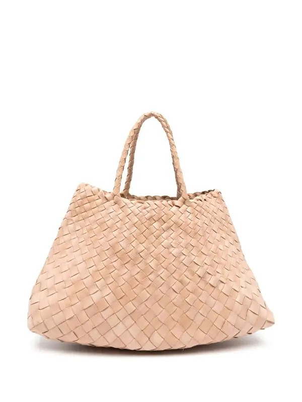 Dragon Diffusion Woven Leather Mini Tote Bag