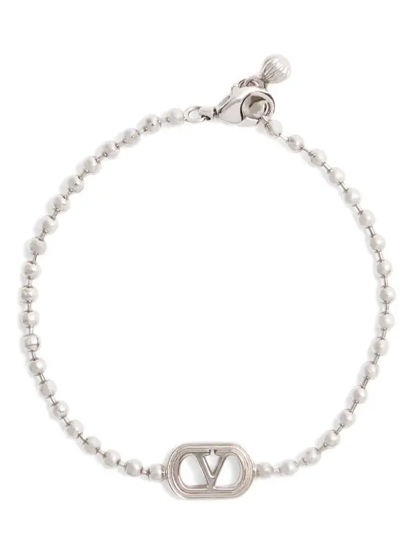 Valentino Garavani Vlogo Chain Bracelet - Argento
