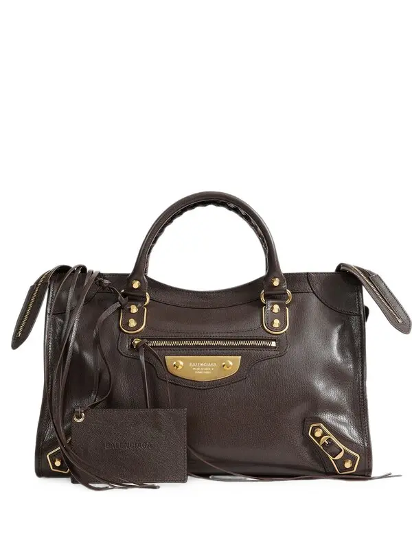 Balenciaga Le City Uptown Mini Handbag - Coffee