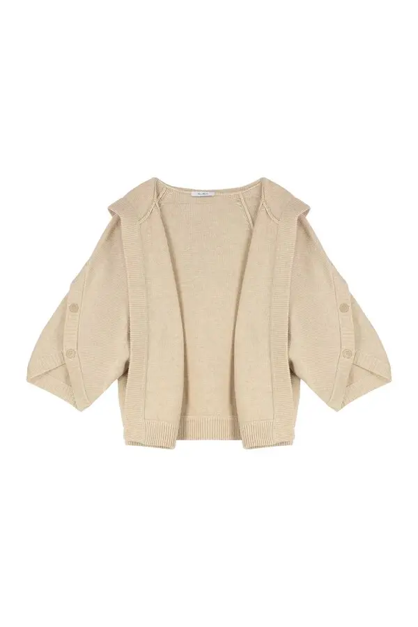 Max Mara Hooded Wool-cashmere Cardigan