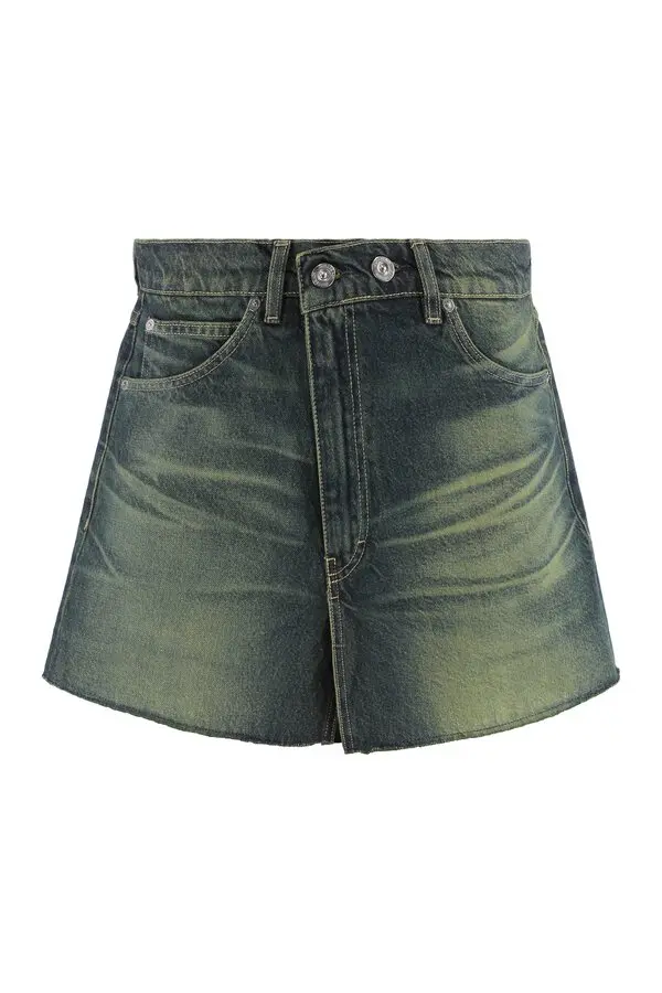 Our Legacy Button & Rivet Cover Mini Skirt