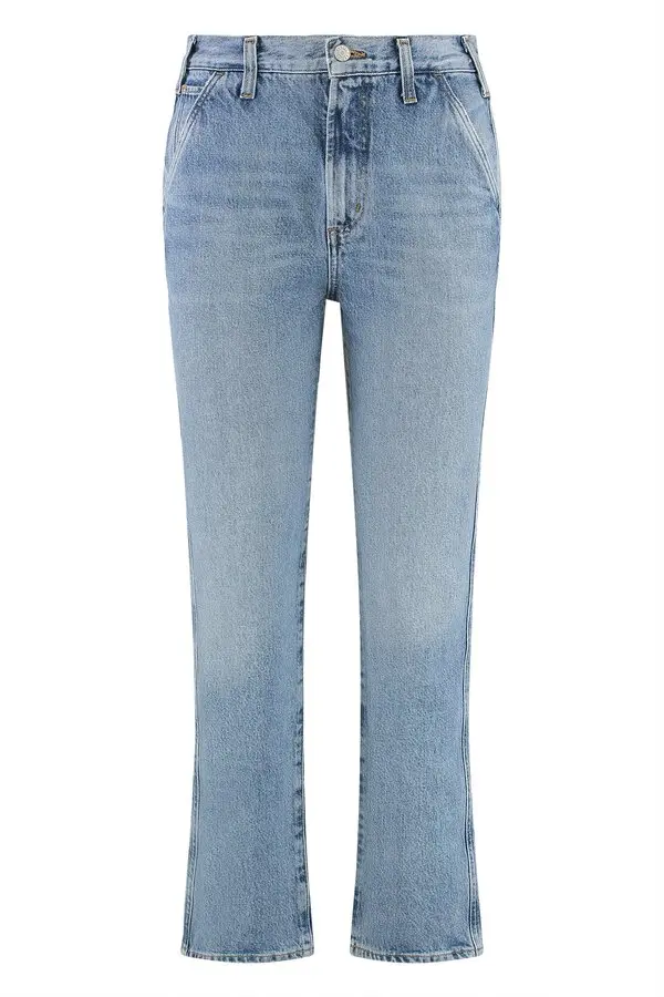 AGOLDE Cooper High-rise Straight-leg Jeans