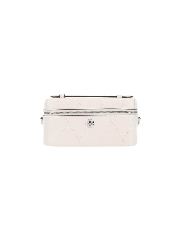 Tory Burch Crystal & Mother-of-pearl Mini Leather Shoulder Bag