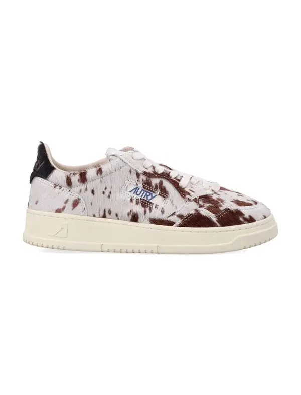 AUTRY Pony Hair Tennis Sneaker - Drip Brown